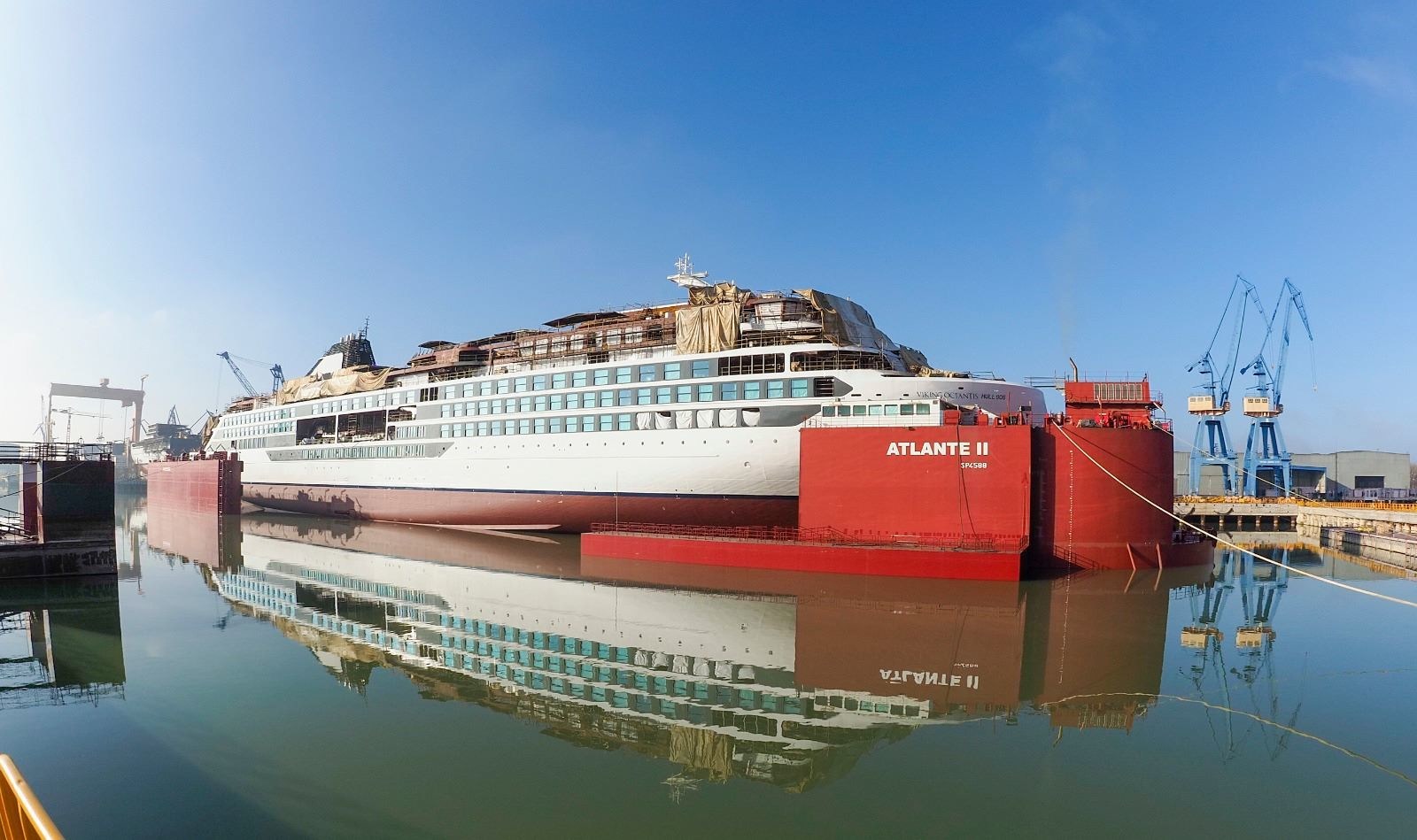 Viking floats out first expedition ship Octantis - Cruiseguru